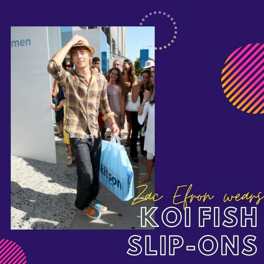 Zac Efron Wears Limited Edition Hand Painted Shoes